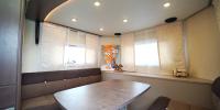 China Retro Rent Camping Trailer Rv Holiday Home For Camp Spacious Space Layout for sale
