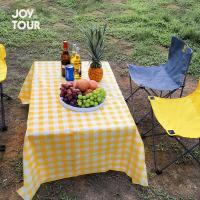 China Outdoor Disposable Yellow Red Checkered Picnic Mat Outdoor Barbecue Picnic Camper Placemat for sale