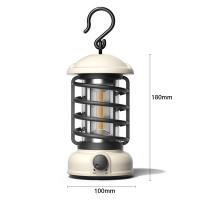China New Horse Lantern LED Camping Light Emergency Portable Outdoor Tent Light Hook Hand Light for sale