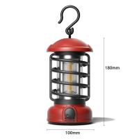 China New Horse Lantern LED Camping Light Emergency Portable Outdoor Tent Light Hook Hand Light for sale