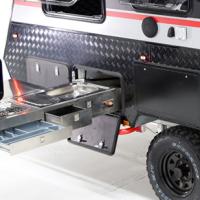 China 50 Foot 30 Ft All Terrain Camper Trailer Hardtop Off Road Motorhomes Caravans Outdoor Adventures for sale