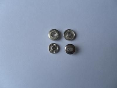 China 15mm brass snap clip button,custom snap buttons, spring snap button for sale