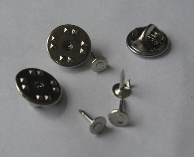 China cheap brass butterfly clutch pin back,lapel pin back,pin back for sale