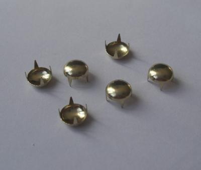 China gold cap prong ring snap button for sale
