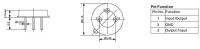 China TO-39 DIP Saw Resonator 3 Pin With Frequency Tolerance Of  ±75 KHz 433.92MHz for sale