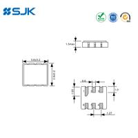 China SMD DCC6 SAW Resonator 3.8 X 3.8mm For SMT Technology for sale