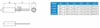 China Operating Temperature Range Of -20 - 70C -40 - 85C Series 6Z Cylinder Type Crystal Unit for sale
