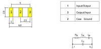 China 6026 SMD SAW Resonator 310~433.92MHz  6.0x2.6×1.2mm ±75KHz for sale