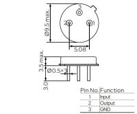 China TO-39 DIP SAW Filter 3 Pin For DSB Receivers 100MHz To 1000MHz Frequency Range for sale