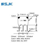 China LT10.7 DIP Type Ceramic Filter With 10.7MHz 7 X 7 X 4mm for sale
