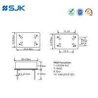 China Thru-Hole 14-Pin TCXO 10-52MHz 3.3V 10pF Cliepped Sine Wave Output for sale