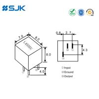 China LT450U Ceramic Filter With 3 Pins Dip Type 450KHz for sale