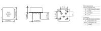 China 6MH Series DIP8 Crystal Oscillator With Symmetry Of 40-60% High Frequency for sale