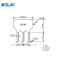 China DIP Ceramic Trap With 3 Pins Ceramic Filter 3.58MHz for sale