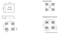China SJK-7U 8MHz SMD3225 Quartz Crystal Unit for sale