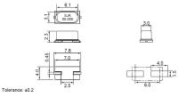 China 6P Series M49SMD Crystal Unit 7 X 4mm Size 6.7458MHz To 50MHz For Industrial Devices for sale