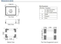 China 1612 SMD TCXO Or VC-TCXO 10~52MHz 1.8V~3.3V ±0.5ppm -40~+85℃ Clipped Sinewave Output for sale