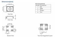 China SMD 3225 RTC 32.768KHz Oscillator 1.8~3.3V ±25ppm CMOS Output Real-Time Clock Application for sale