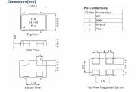 China SMD 5032 RTC Oscillator With CMOS Output 32.768KHz 1.8-3.3V ±25ppm Real Time Clock Application for sale