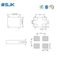 China SMD 4 Pads 3225 Low Power MEMS Oscillator 14.7456MHz 1.62-3.63V, -20~+70℃ ±20ppm for sale