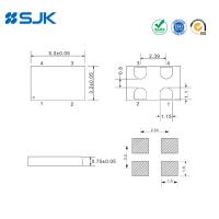 China SMD 4 Pads 5032 Low Power MEMS Oscillator 50.000MHz 1.62-3.63V, -20~+70℃ ±20ppm for sale
