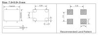 China 7050 Low Power MEMS Oscillator 100.000MHz 1.62-3.63V, -20~+70℃ ±20ppm for sale