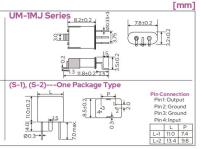 China SMD 3 Pins Crystal Filter UM-1MJ Support 21.7MHz To 45MHz For Wireless Telemetry for sale