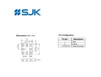 China SMD 3.8*3.8mm Saw filter QCC8B 810MHz with 3MHz bandwidth saw IF Filter for Wireless Communication for sale