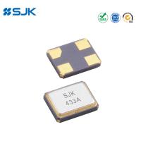 China SMD 3225 SAW Resonator 433.92MHz ±75KHz 4 pads for Remote Control Security Alarm for sale