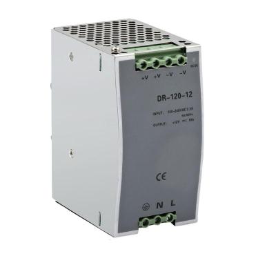 China DR-120-24 single output DIN rail power supply 120W 24V 5A for sale