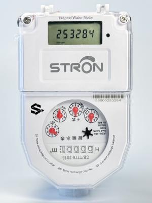 China DN25 STS Prepaid Multi-Jet Water Meter with IP68 Waterproof Rating and 16 Bar Pressure Capacity for sale