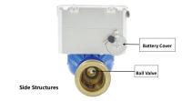 China STW36-B NB-IoT Smart Water Meter with LoRaWAN Communication and Automatic Valve Control for 0-40°C Applications for sale