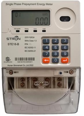 China Energy-Saving Three Phase Smart Prepaid Electricity Meter with Digital Display for sale