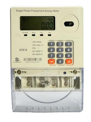 China Smart Electricity Meter 230V 50-60Hz with Mobile Payment and Prepaid Functionality for Energy Management for sale