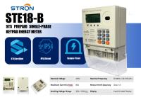 China Single Phase Prepaid Electricity Meter IP45 Anti-Tamper For Remote Power Management for sale