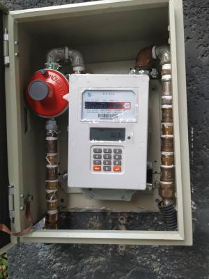 China Stron STG16-L Smart Gas Meter with Remote Control 2.4kg Weight ±1% Accuracy for Civil Applications for sale