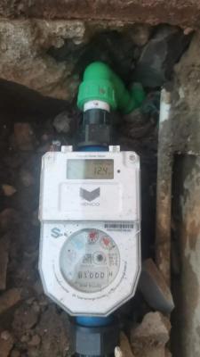 China 15-25mm Screw Thread Prepaid Water Meter with Convenient Online Vending System Connectivity for sale