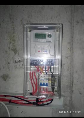 China Smart Prepaid Electricity Meter 230V Single Phase with Keypad Input for sale