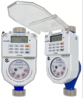 China STS Integrated Keypad Smart Water Meter IP68 Brass DN15-DN25 Prepaid for sale