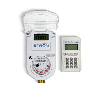 China RF Lora Smart Split STS Prepaid Water Meter DN15 DN20 DN25 16Bar IP68 for sale
