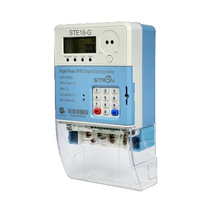 China STS Prepaid Energy Meter 2G 4G Smart Electricity Meter IP54 230V for Smart Metering for sale
