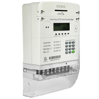 China Three Phase Smart Prepaid Electricity Meter Utilizing Keypad Input Way and Prepaid Token Type Supporting Utility Billing Processes for sale