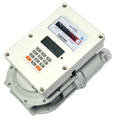 China STS Keypad Prepaid Gas Meter with Valve Control 1.6m3/h G1.6 for sale