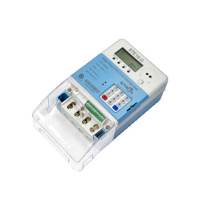 China Single Phase Prepaid Electricity Meter 4G Smart Energy Meter 80A STS Compliant Auto Switch Off for sale