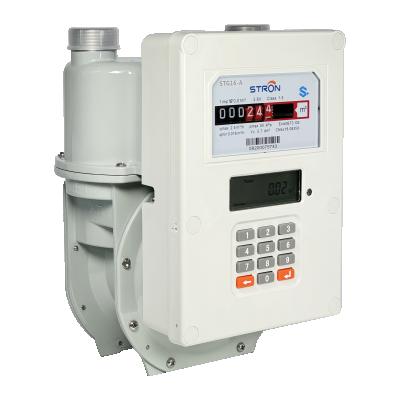 China STS LoRaWAN Smart Gas Meter 0-9999 M³ IP65 Lithium Battery AMI for sale