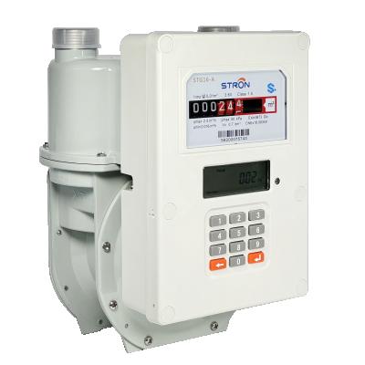 China Stron STG16-S Prepaid Gas Meter G1.6 0.5-10 Bar Wireless Mesh Network for sale