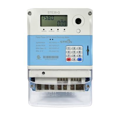 China Keypad Input Way Smart Prepaid Electricity Meter Single Phase Integrated Stronpay Vending Software Providing Energy Data for sale