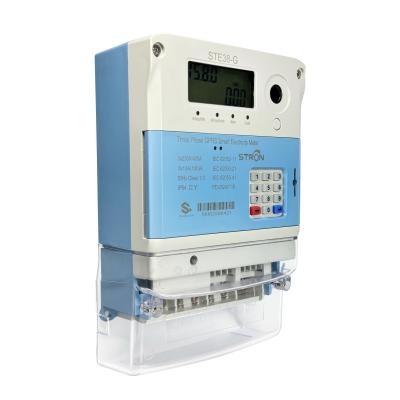 China Smart Prepaid Electricity Meter Single Phase 230V IP54 Keypad Input STS Token for sale