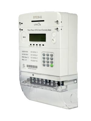 China STE38-G GPRS Three Phase Prepaid Electricity Meter 100A STS Token Recharge for sale