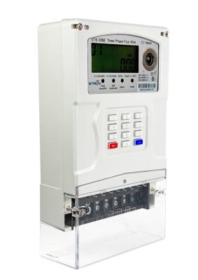 China STS Prepaid Three-Phase CT Meter STE38-CT Class 1.0 10(100)A 3×230/400V RF 8-Year Battery for sale
